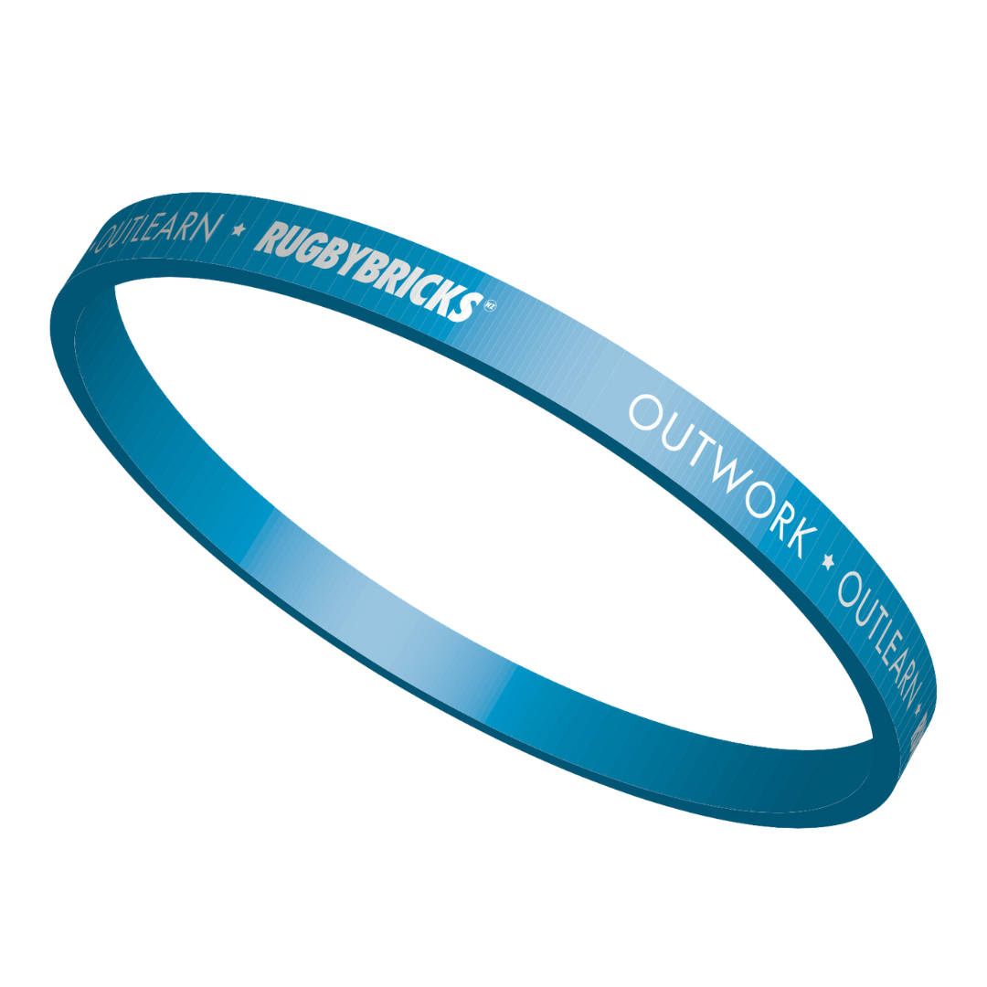 RB Limited Edition Lake Blue Wrist Band – Rugby Bricks